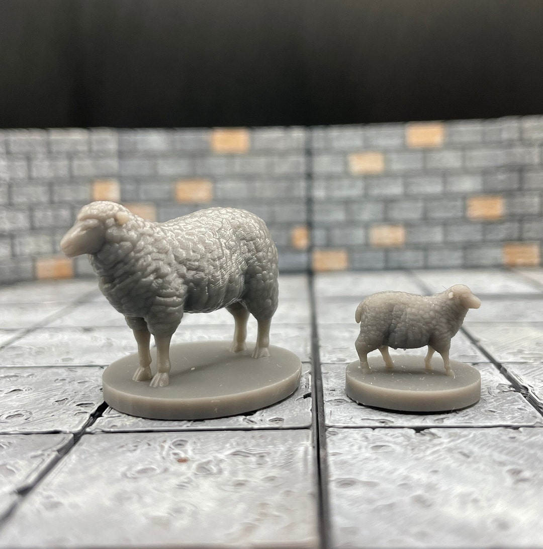 Sheep | Farm Animal | Domestic | Beast | Tabletop RPG | Mz4250 | 3D ...