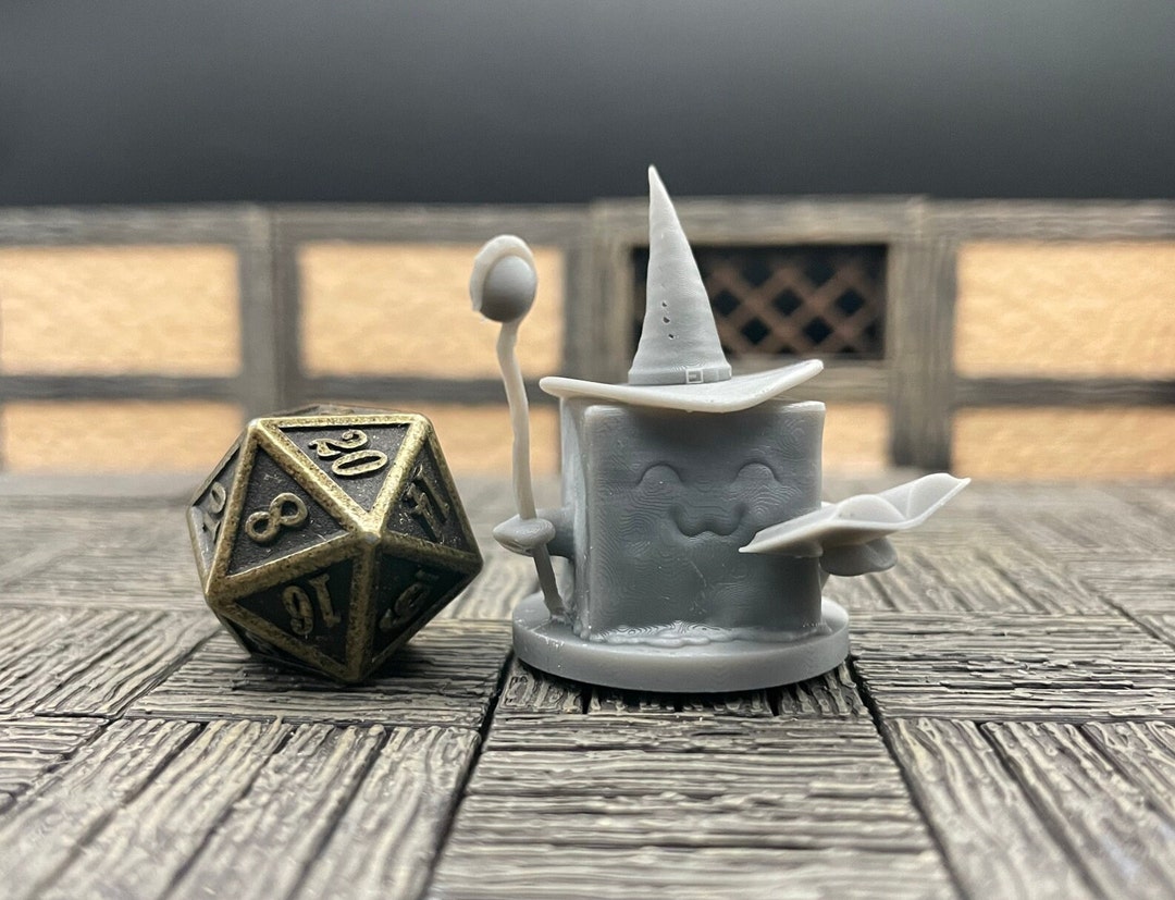 Gelatinous Cube Wizard Adventurer | Tabletop RPG | Mz4250 | 3D Printed ...