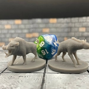 Grassland Druid Wild Shapes | Gift Set | Badger, Boar, Deer, Fox, Horse ...