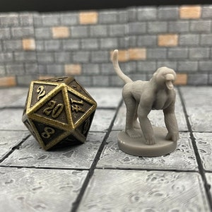 Primates Ape Armored Ape Baboon Forest Beast Tabletop RPG Mz4250 3D ...