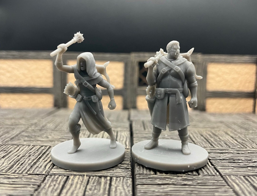 Thugs | NPC | Tabletop RPG | Mz4250 | 3D Printed Miniatures | 28mm ...