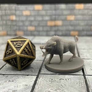 Boars Beast Giant Boar Mount With Saddle Mini Surface Tabletop RPG ...