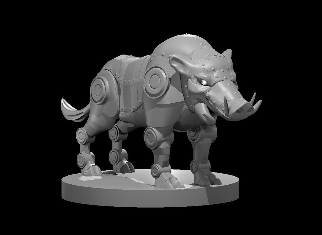 Clockwork Boar| Construct | Tabletop RPG | Mz4250 | 3D Printed ...
