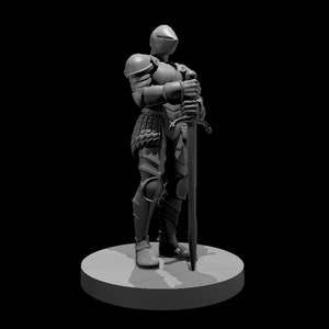 Knight Statues Scatter Terrain Metal Statue Stone Statue Tabletop RPG ...