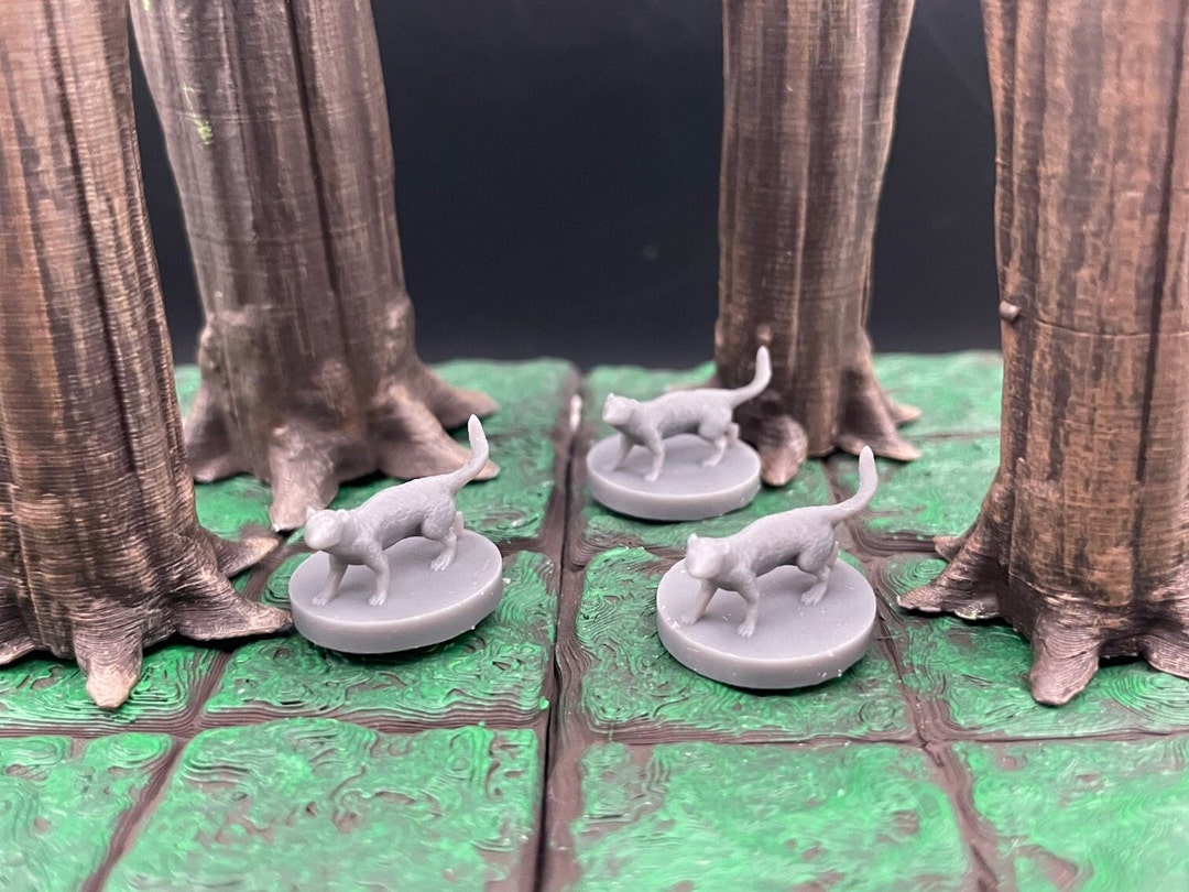 Weasels Giant Weasel Forest Beast Tabletop RPG Mz4250 3D Printed ...
