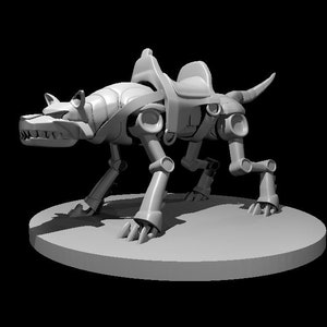 Clockwork Wolves | Construct | Dire Wolf | Tabletop RPG | Mz4250 | 3D ...