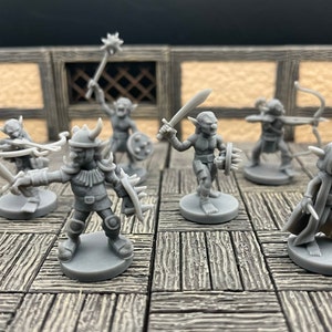 Goblins | Warband | Goblin Fighters | Tabletop RPG | Mz4250 | 3D ...