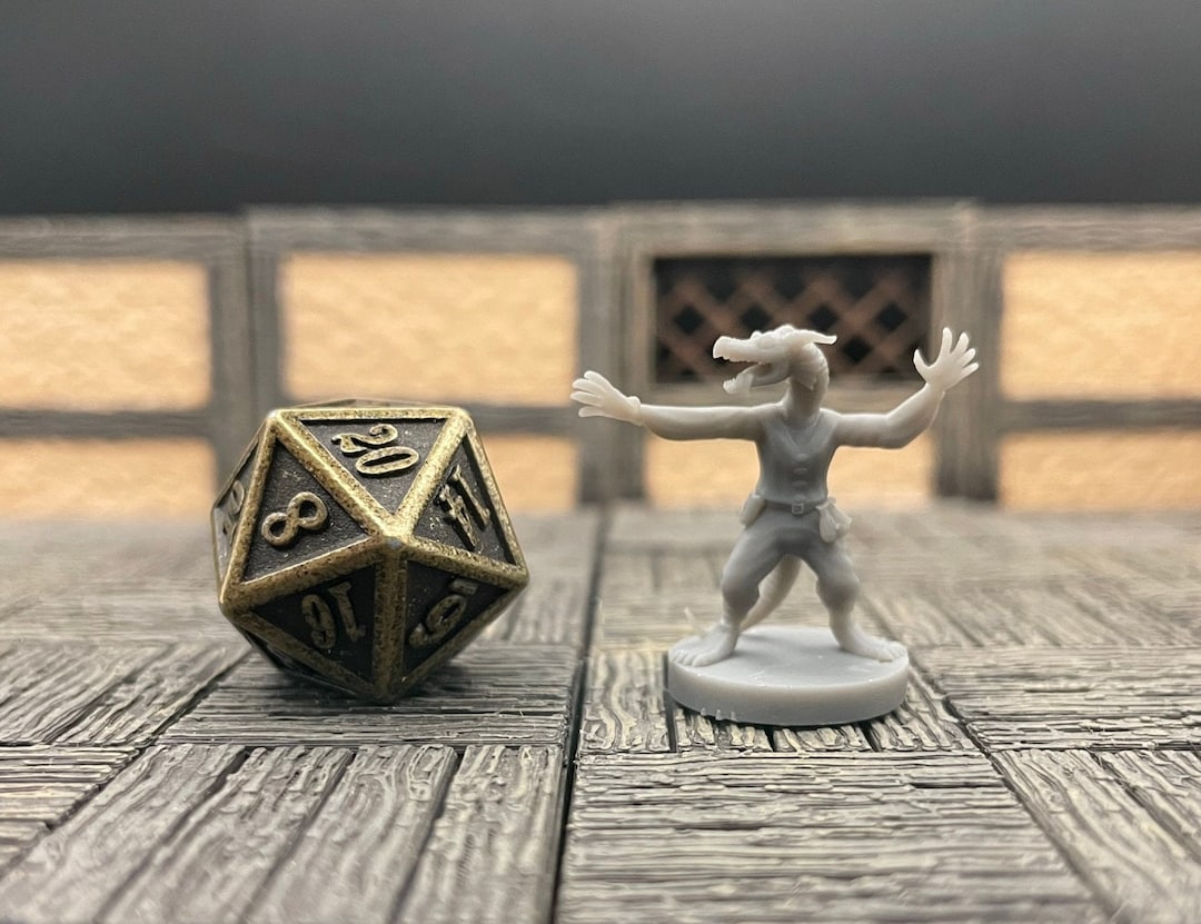 Kobold Sorcerer Adventurer Gecko Kobold Crazy Eyes Tabletop RPG Mz4250 ...