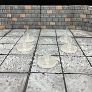 Floating/flying Stands for D&D Miniatures Extra Pieces Combat Markers ...