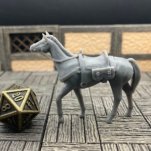 Riding Horses | Large Beast | Tabletop RPG | Mz4250 | 3D Printed ...