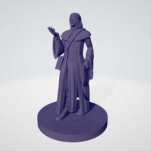 Human Male Clerics Tabletop RPG Mz4250 3D Printed Miniatures 28mm Scale ...