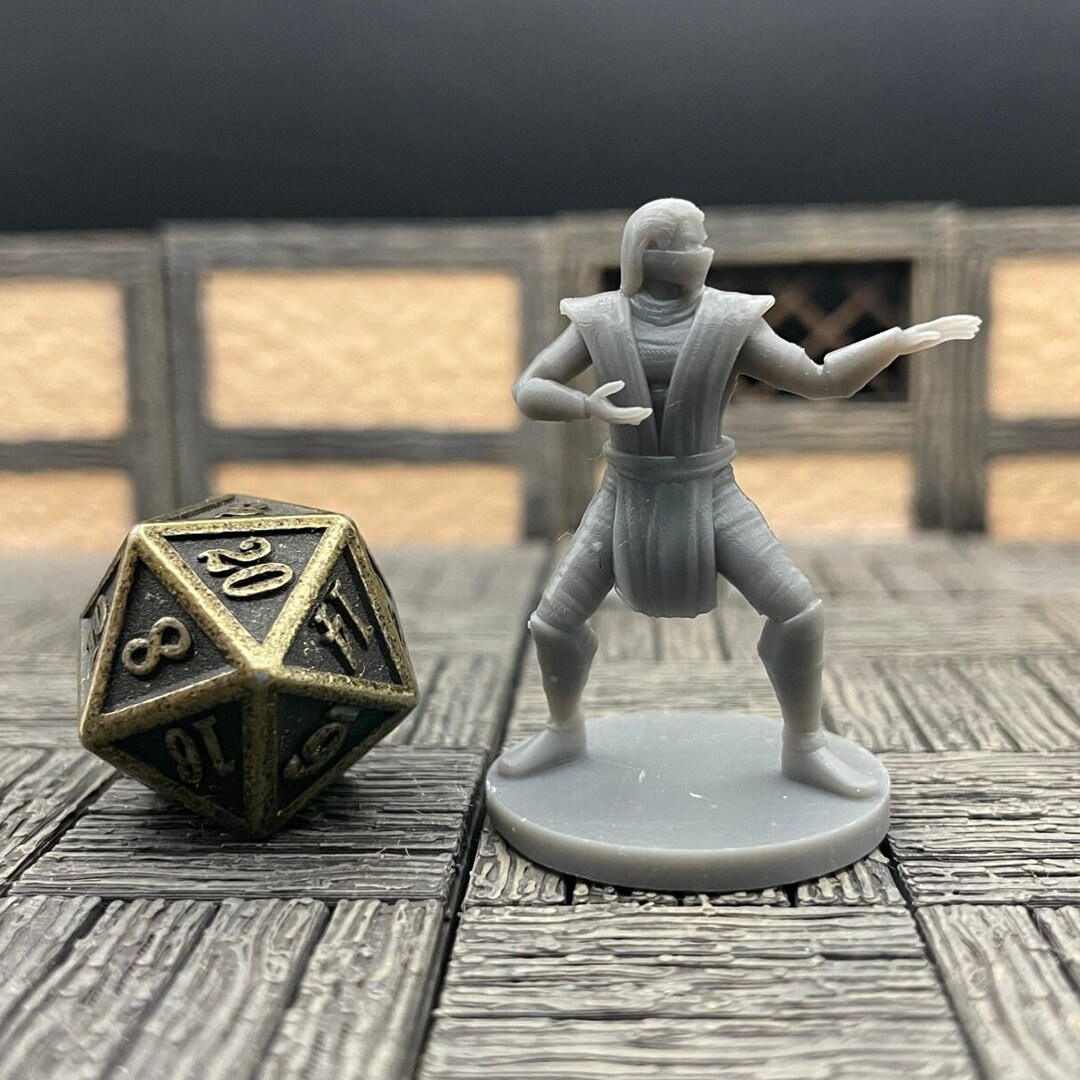 Human Male Monks Part 2 Warrior Ninja Prayer Beads Tabletop RPG Mz4250 ...