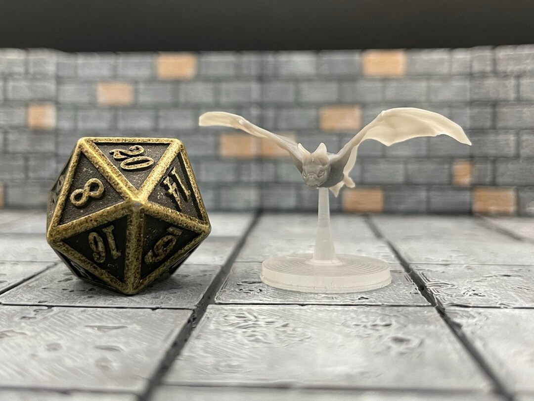 Bats set of Two Forest Beast Tabletop RPG Mz4250 3D Printed Miniatures ...