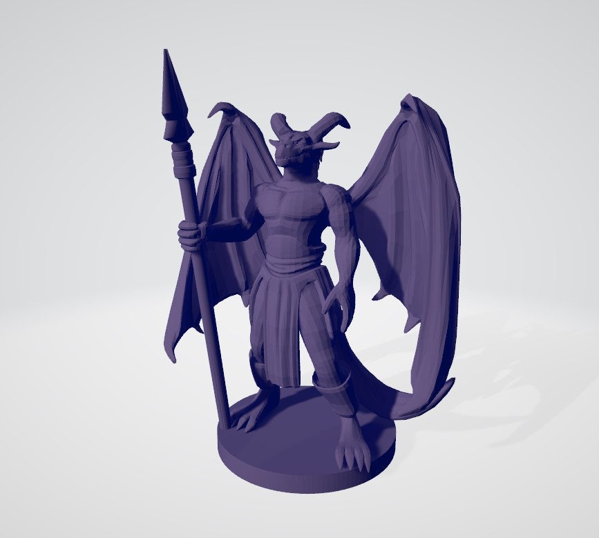 Dragonborn Sorcerers Winged Dragonborns Psion With Glaive - Etsy