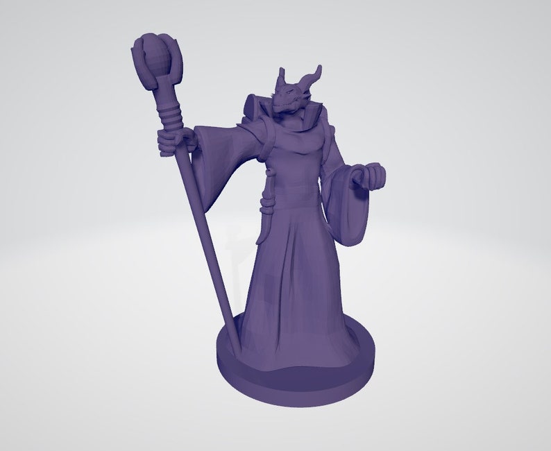 Dragonborn Sorcerers Winged Dragonborns Psion With Glaive - Etsy