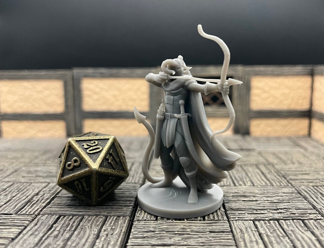 Tiefling Male Rangers | Tabletop RPG | Mz4250 | 3D Printed Miniatures ...