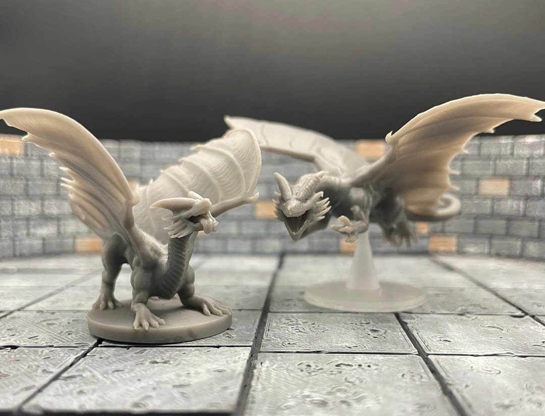 Metallic Copper Dragon Wyrmling | Tabletop RPG | Mz4250 | 3D Printed ...