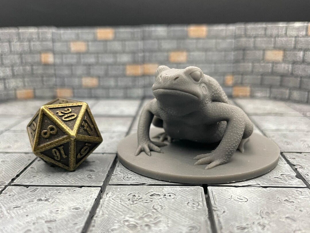 Giant Toad Missile Toad Tabletop RPG Mz4250 3D Printed Miniatures 28mm ...