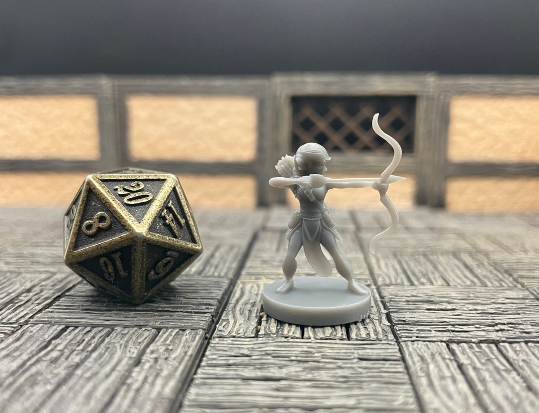 Gnome Female Ranger Tabletop RPG Mz4250 3D Printed Miniatures 28mm ...