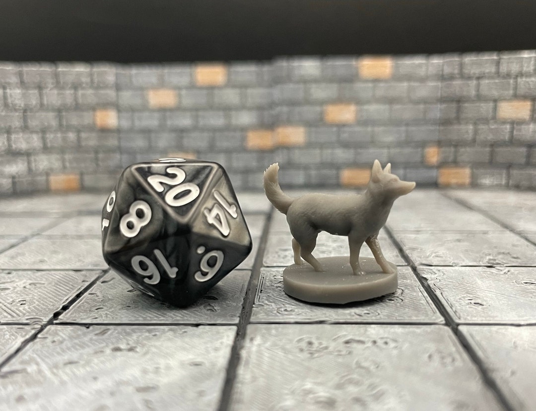 Jackal | Set of Two | Desert Beast | Grassland Beast | Tabletop RPG | Mz4250 | 3D Printed ...