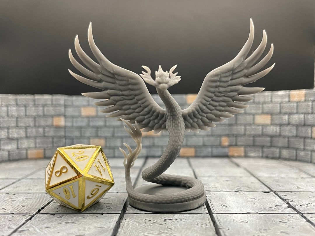Couatl | Celestial | Tabletop RPG | Mz4250 | 3D Printed Miniatures ...