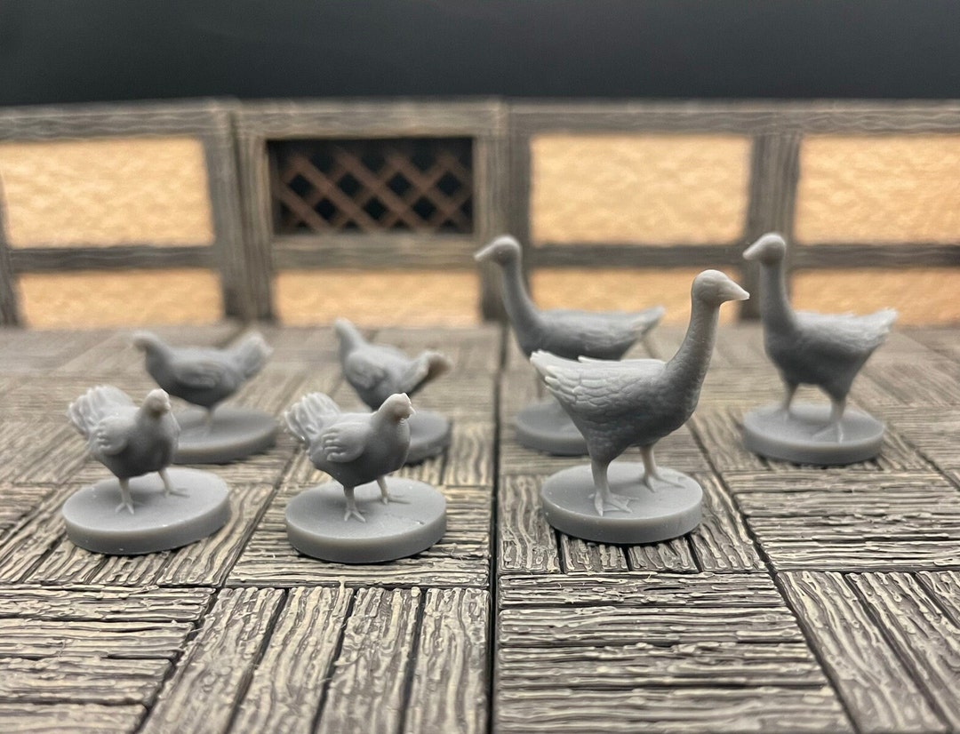 Chickens & Geese | Domestic Birds | Farm Beasts | Tabletop RPG | Mz4250 ...