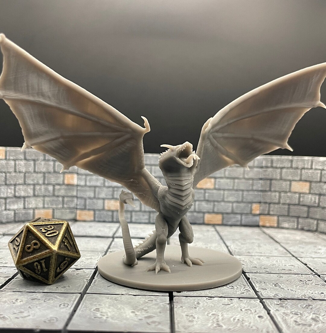 Wyvern | Dragon | Tabletop RPG | Mz4250 | 3D Printed Miniatures | 28mm ...