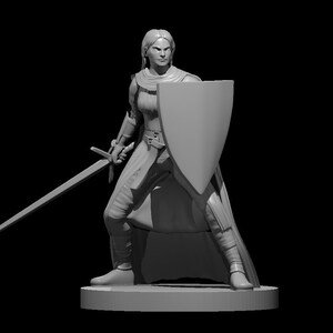 Human Female Clerics | Tabletop RPG | Mz4250 | 3D Printed Miniatures ...