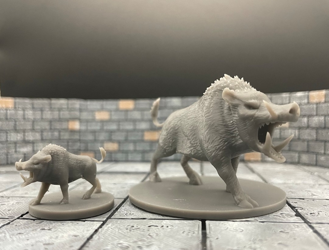 Boars | Beast | Giant Boar | Mount With Saddle | Mini Surface ...