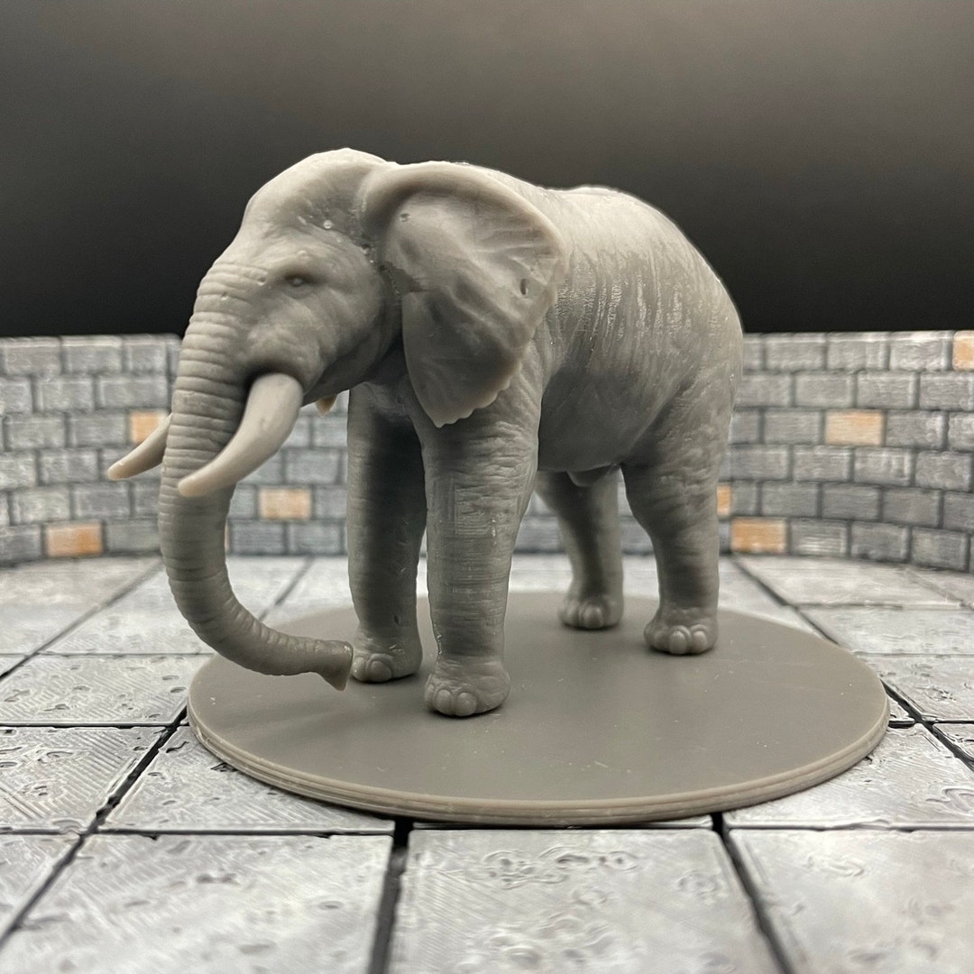 Elephant | Huge Beast | Tabletop RPG | Mz4250 | 3D Printed Miniatures ...