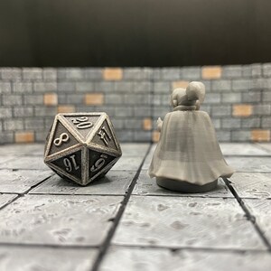 Halfling Female Warlock | Skull Staff | Tabletop RPG | Mz4250 | 3D Printed Miniatures | 28mm ...