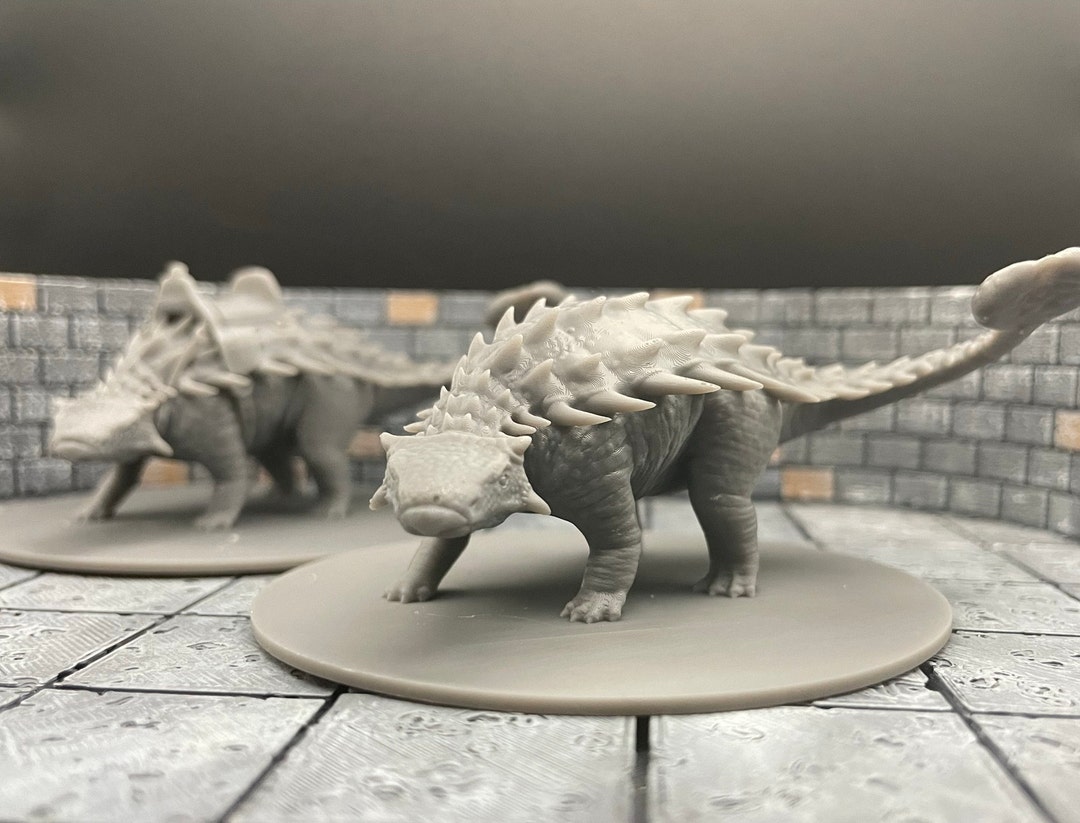 Ankylosaurus Mount Dinosaur Huge Beast Tabletop RPG Mz4250 3D Printed ...