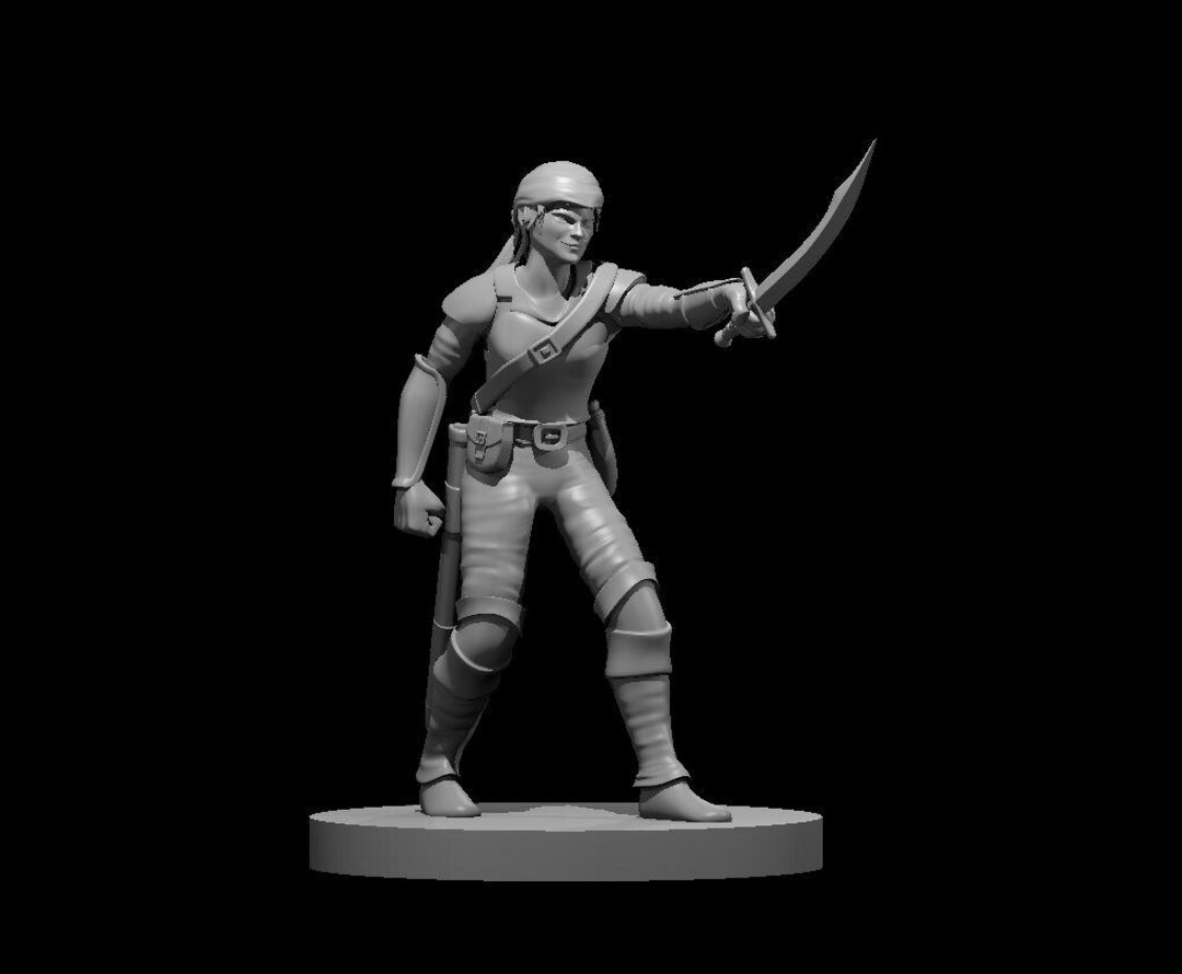 Female Bandits | NPC | Tabletop RPG | Mz4250 | 3D Printed Miniatures ...