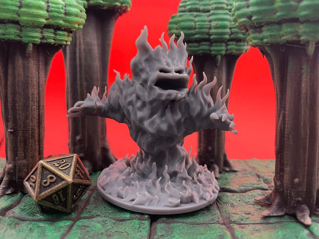 Fire Elementals | Tabletop RPG | Mz4250 | 3D Printed Miniatures | 28mm ...