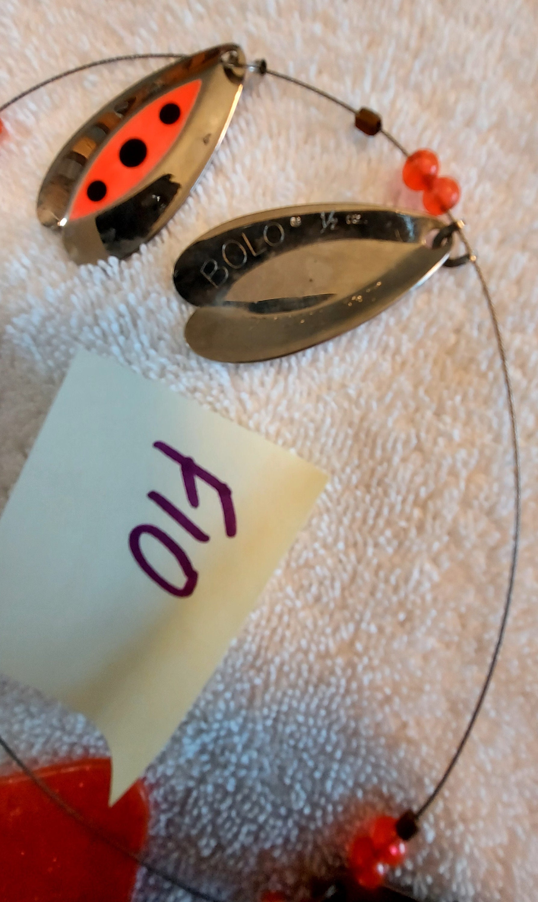 Rare Find Vintage Les Davis Cowbell Flex-i-troll Silver Orange With ...