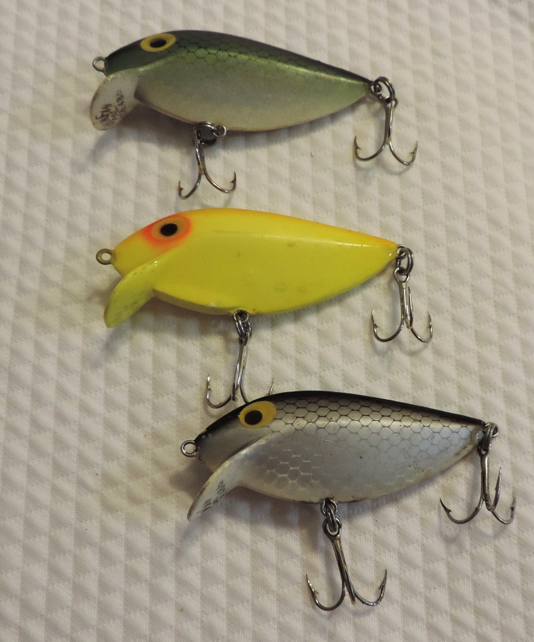 Antique Thin Fin/ Rapala 3.000" Length Treble Hooks .500" 1/2 Pat ...