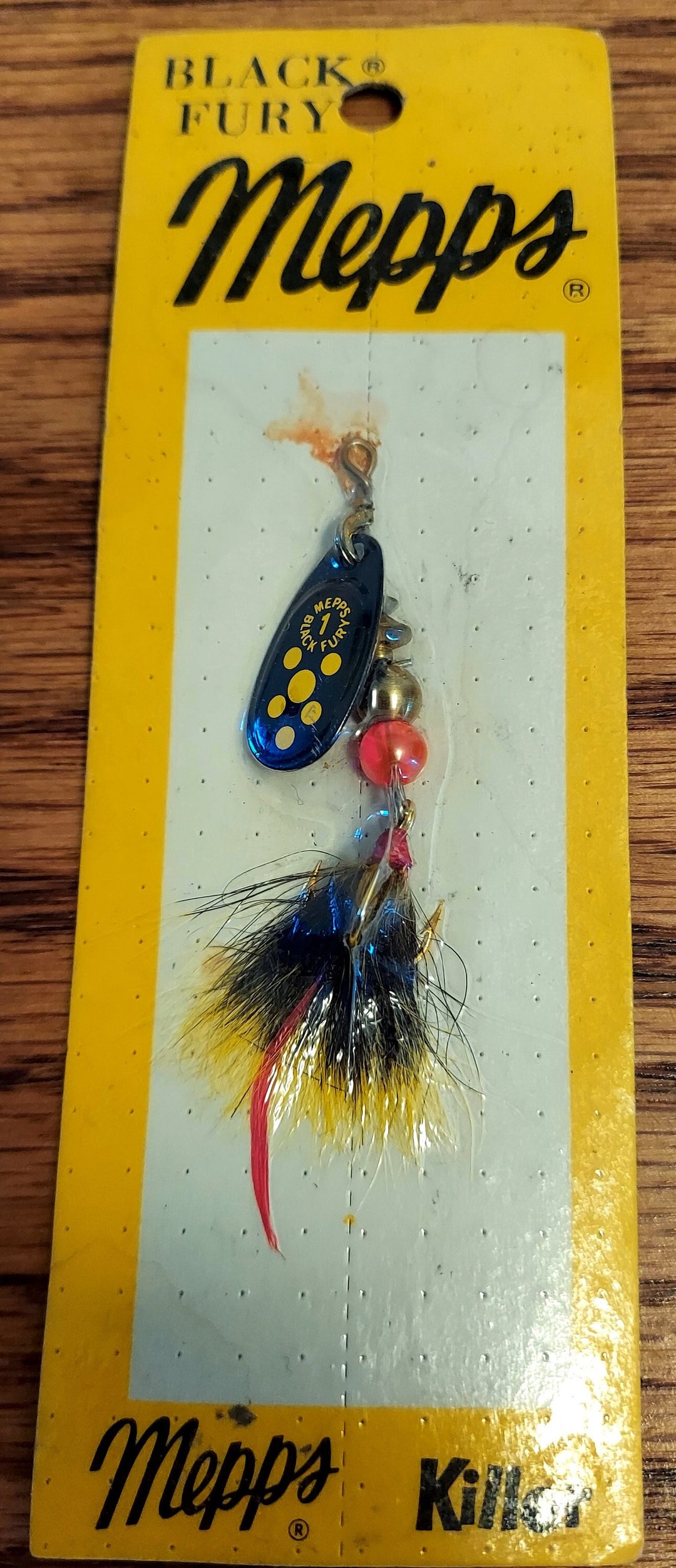 Rare Find Brand New Vintage Mepps Black Fury Lures. - Etsy