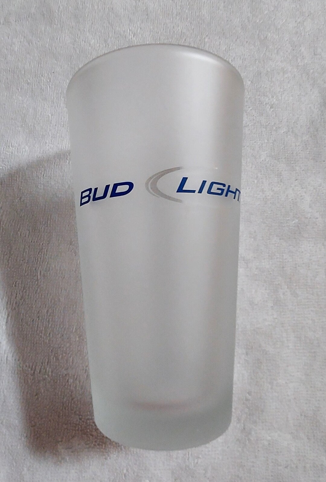 Vintage Frosted Bud Light Pint Beer Glass - Etsy