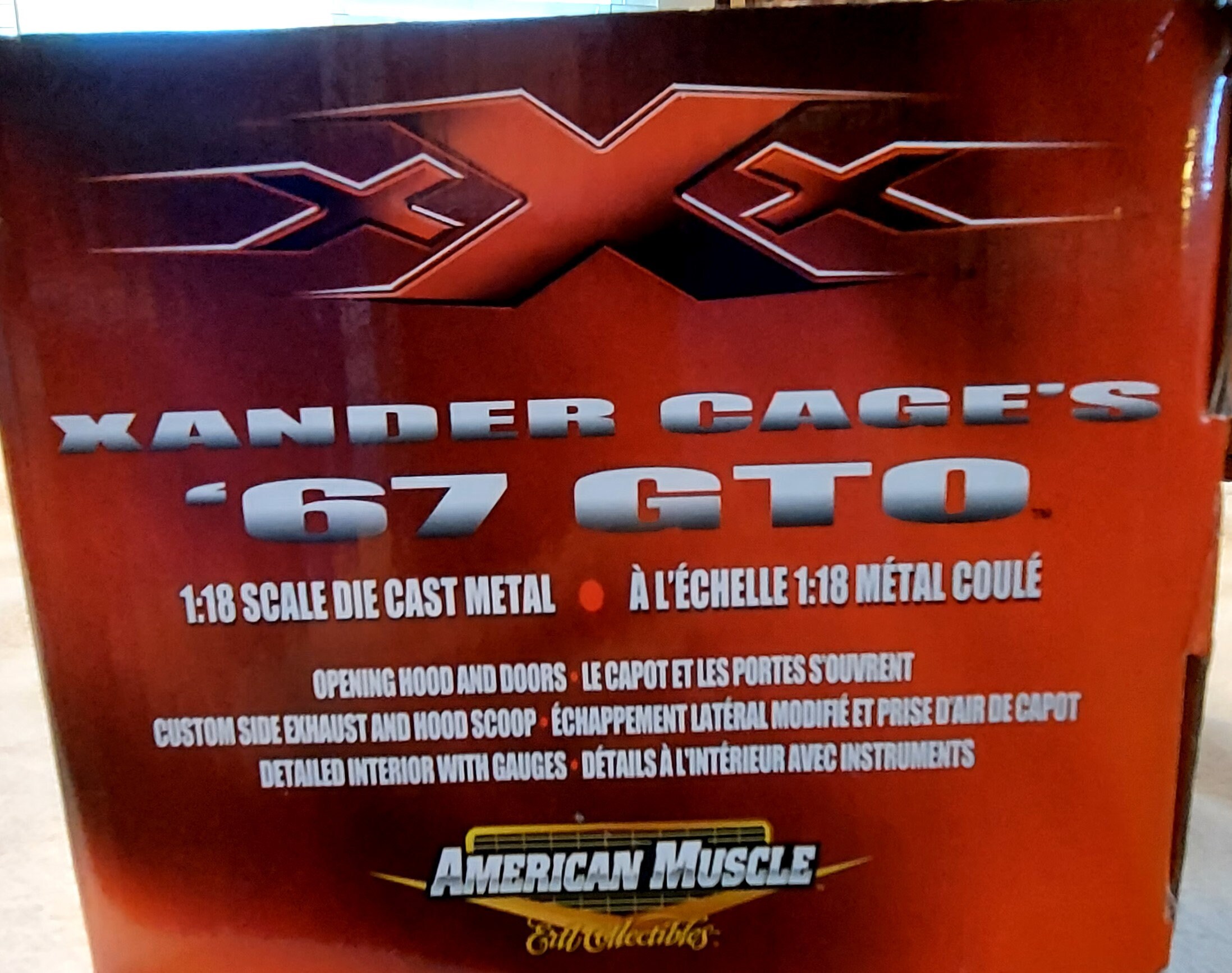 American Muscle Car Xander Cage's 1967 GTO From the Movie xxx FAST X - Etsy