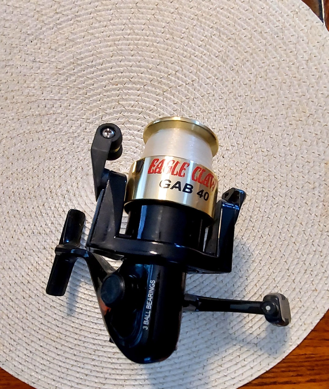 Vintage Eagle Claw Model GAB 40 Graphite Reel 3 Ball Bearing, Gear ...