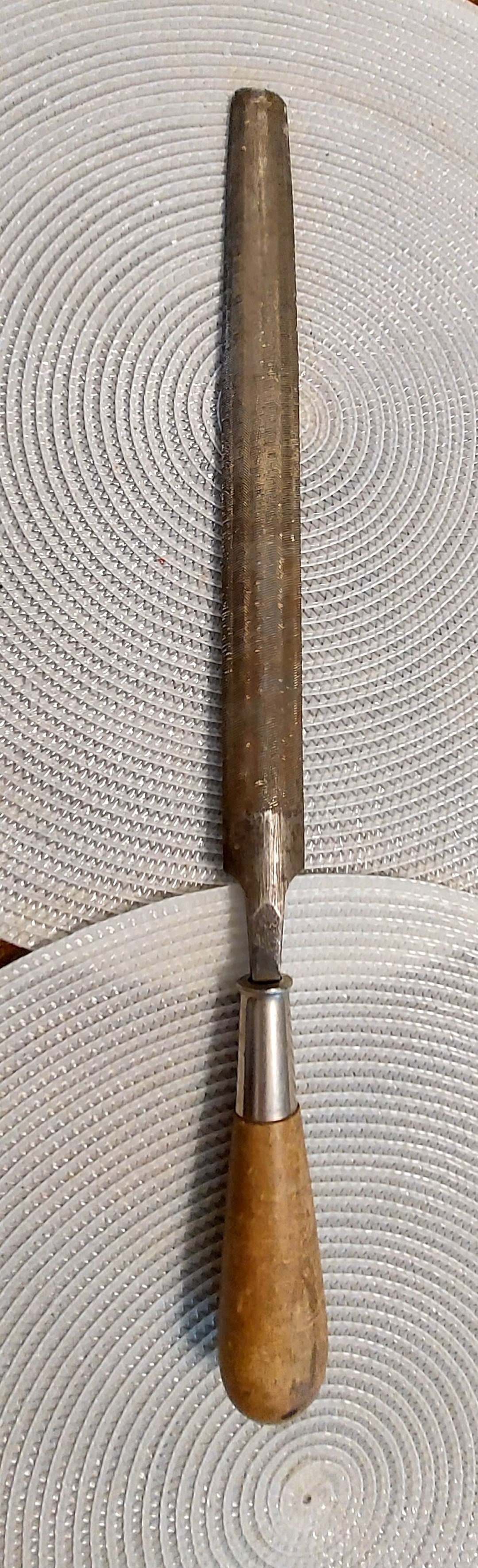 Set of Two Vintage Hand Files With Wooden Handles - Etsy