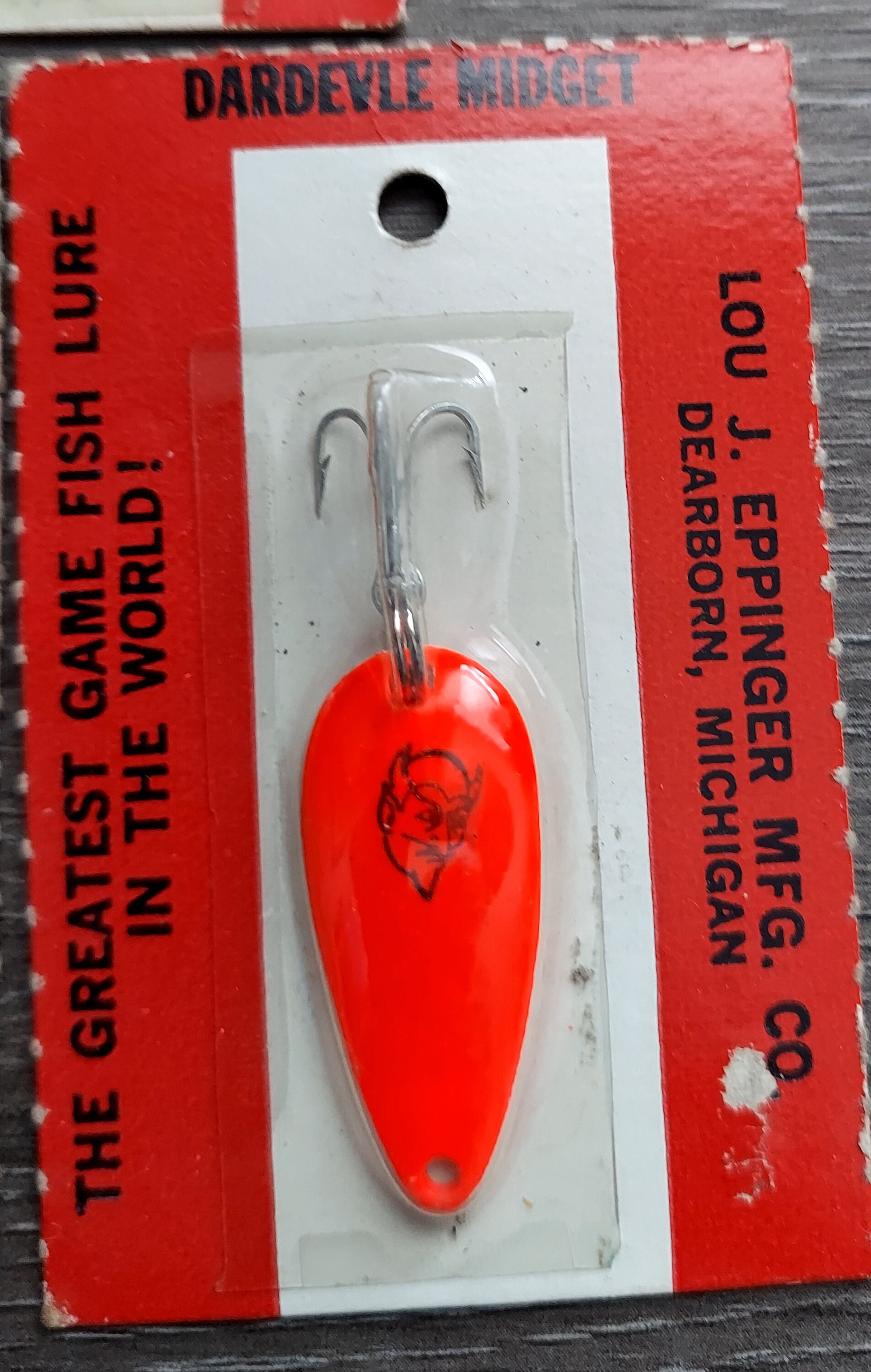 Vintage 1/16 Oz. DARDEVLE SPINNIE the Greatest Game Fish Lure - Etsy