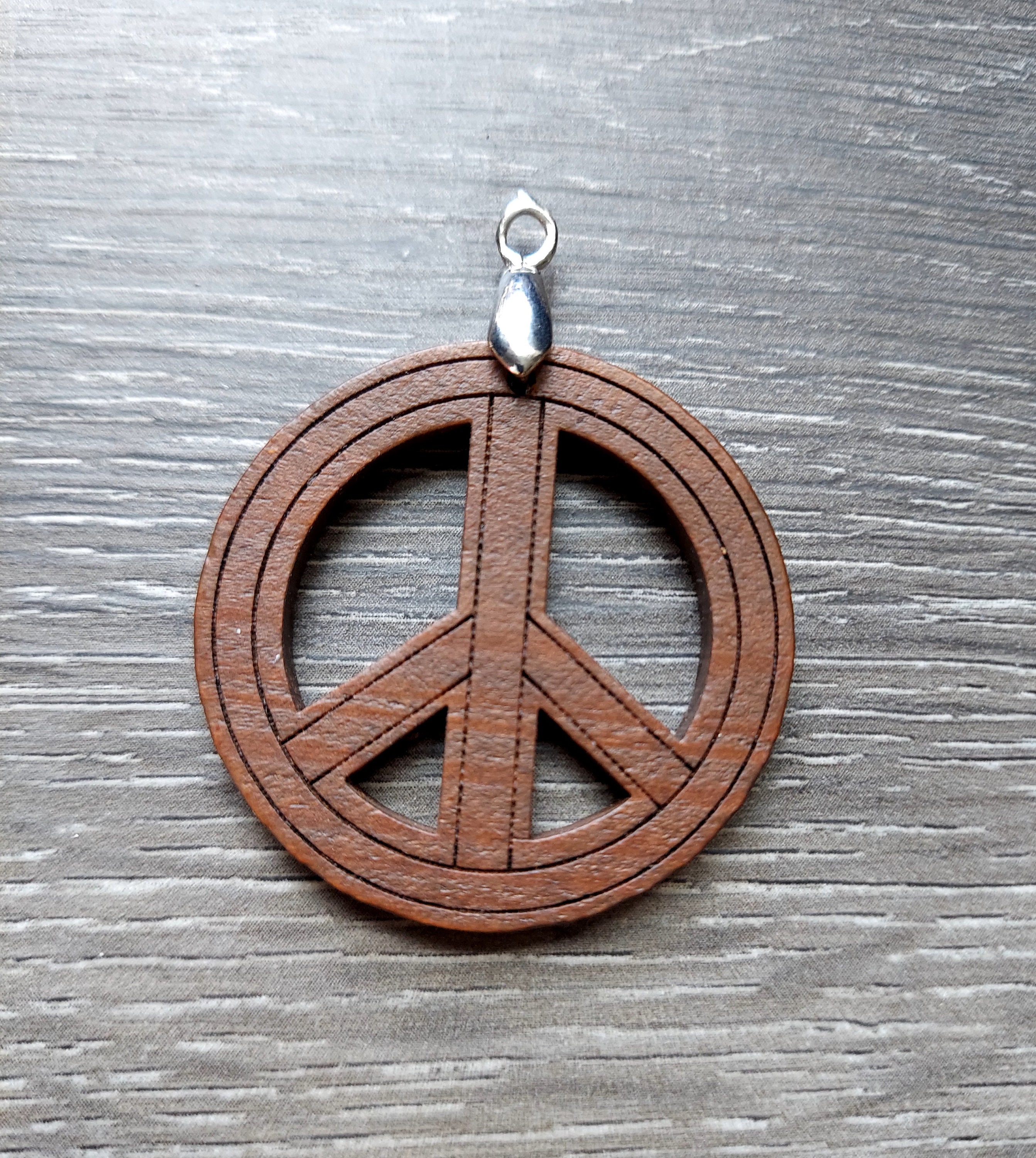 Round Peace Sign Pendants - Etsy
