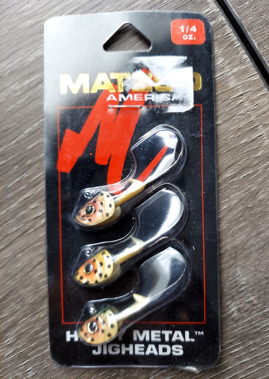 Matzuo 1/4 Oz. Heavy Metal Jig Head Fishing Lures 3 in Pack - Etsy