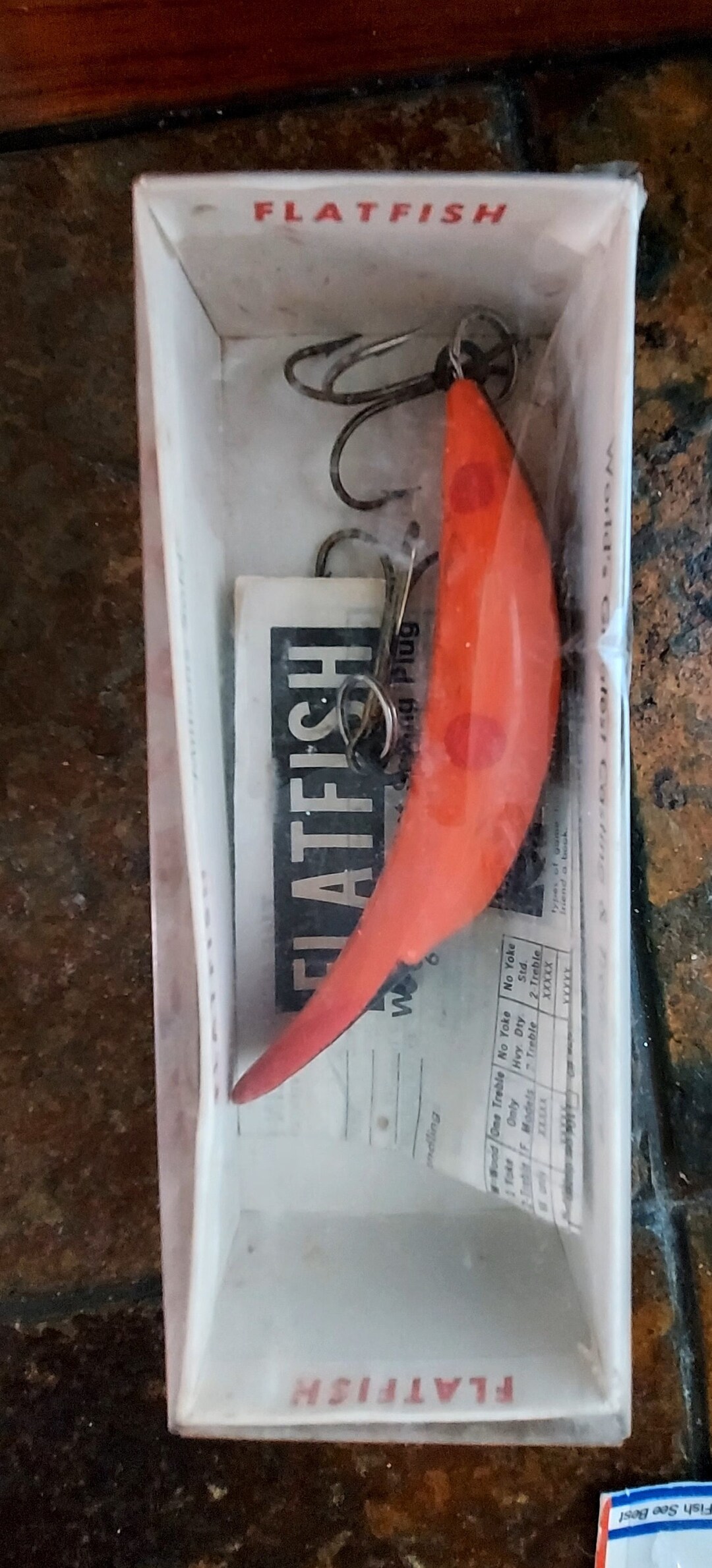 Vintage Original Troller 5" Flatfish T50 New in Box. - Etsy