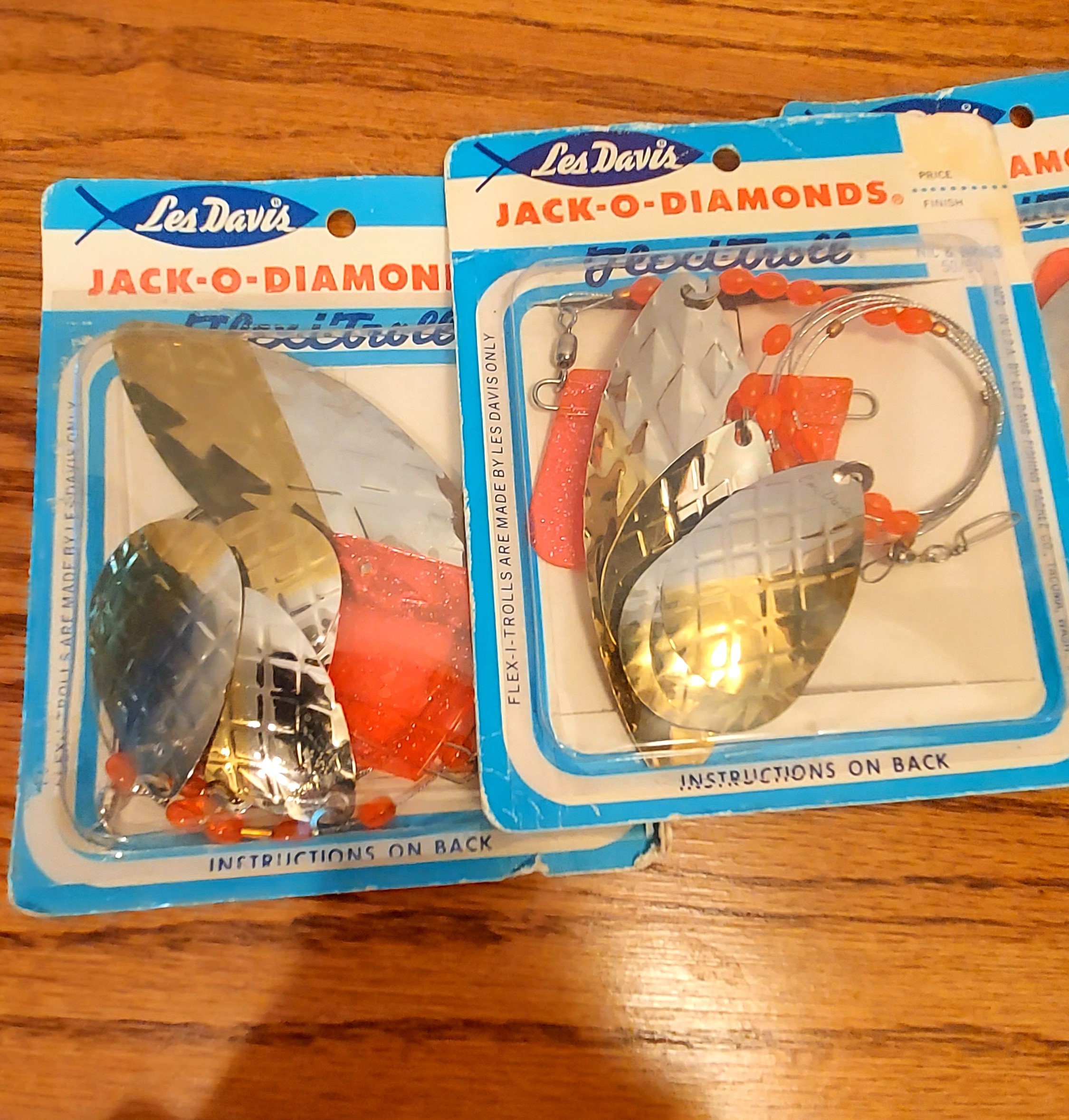 Rare Find Vintage Les Davis Jack-o-diamonds Cowbell Flex-i-troll for ...