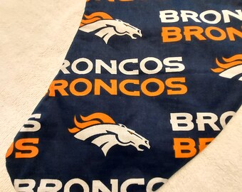 Personalized NFL Denver Broncos Football Christmas Stocking Embroidered ...