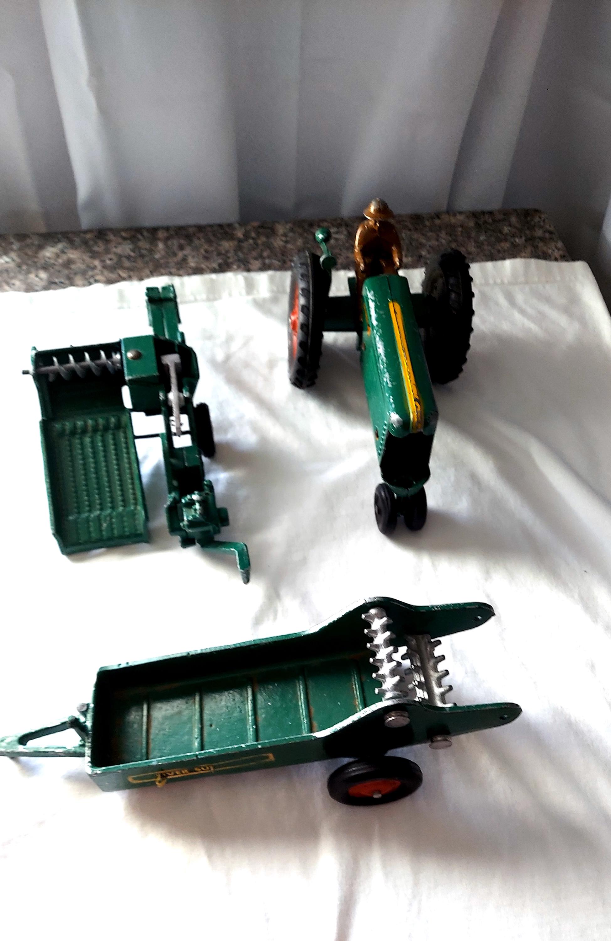 1950s Slick Oliver 77 Toy Tractor With Two Attachments. Sold as Is ...