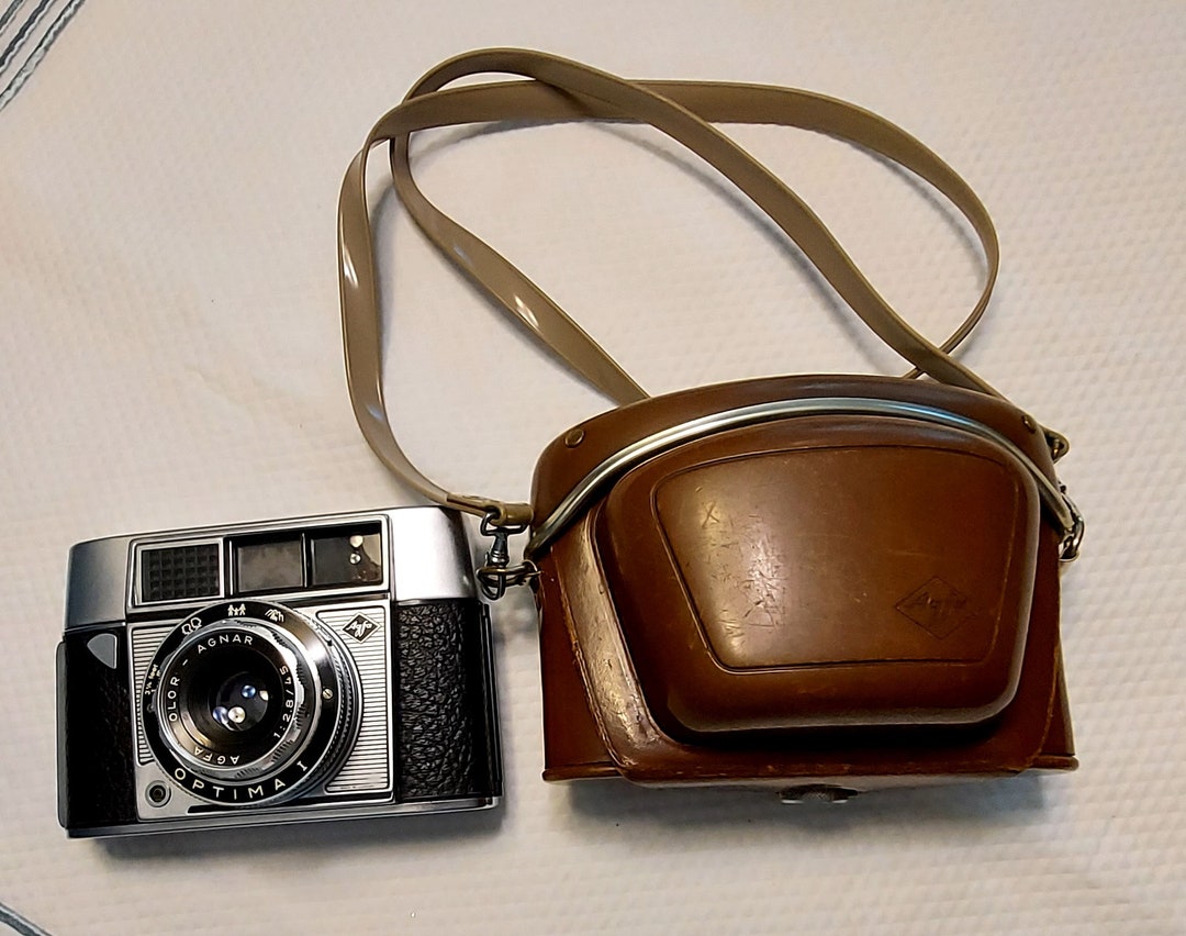 Very Rare Vintage 1960s Agfa Optima I Camera With Leather Case and ...