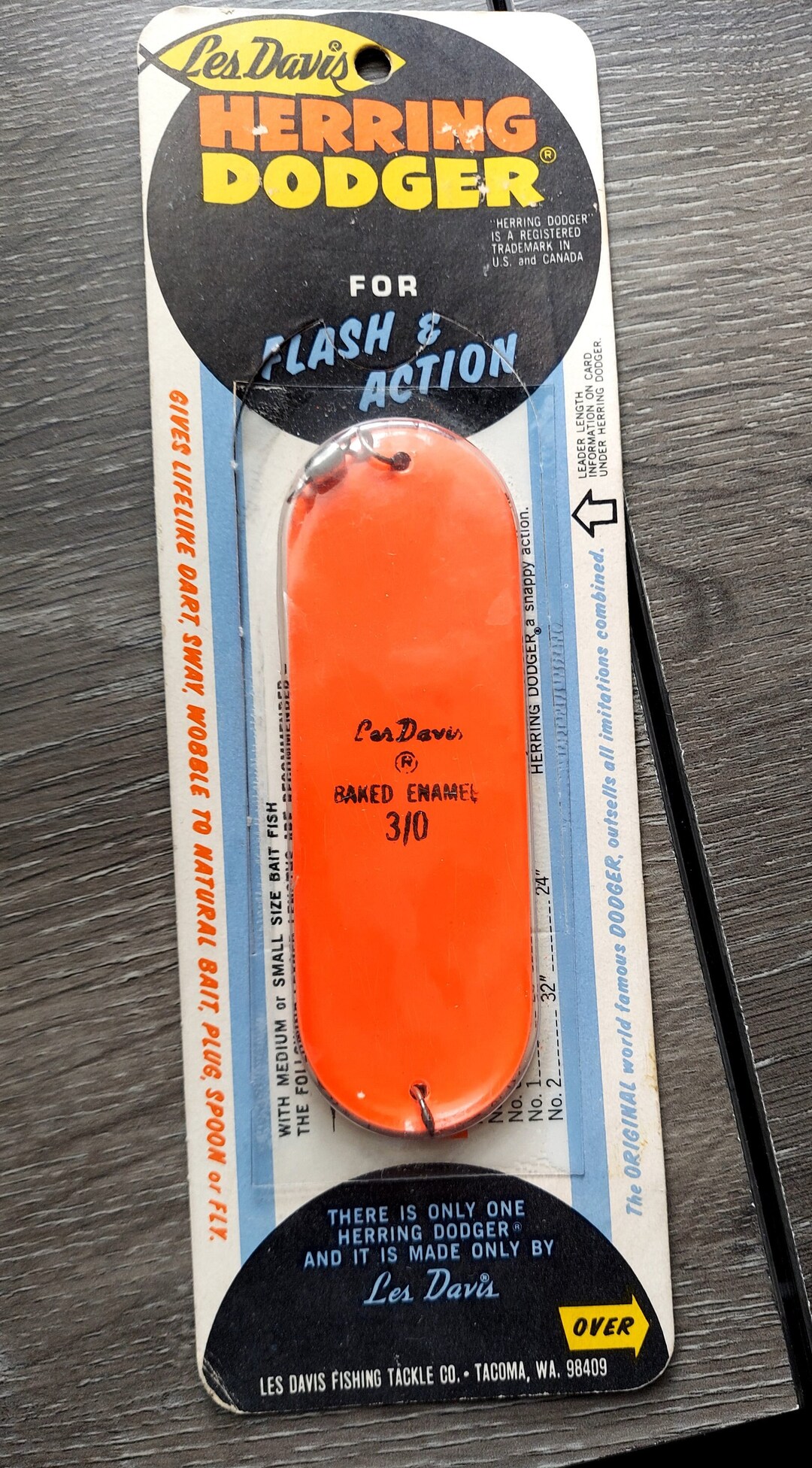 Rare Find Brand New Vintage Les Davis Herring Dodger for Flash and ...